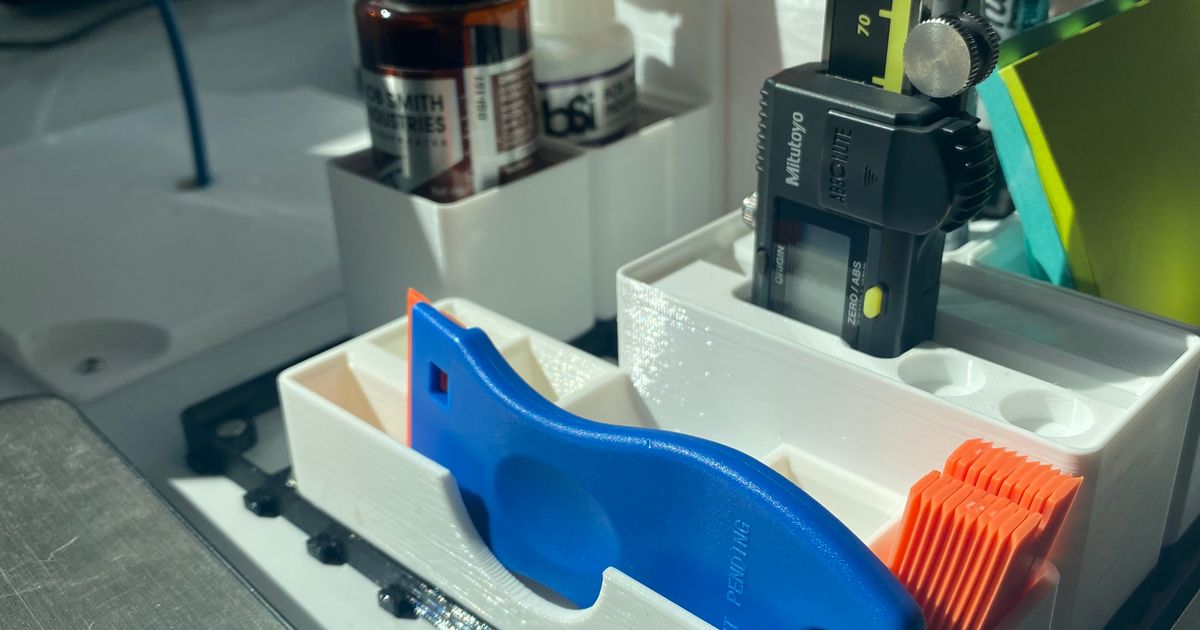 Gridfinity plastic razor holder by schneems | Download free STL model ...