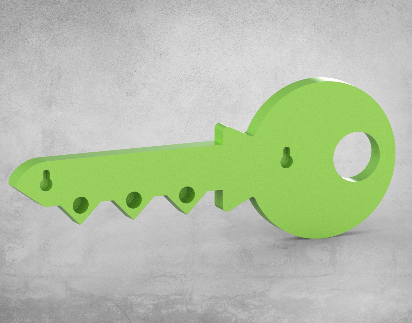 Key shaped Magnetic Key Holder By Distrubi Download Free STL Model key-shaped-magnetic-key-holder-by-distrubi-download-free-stl-model