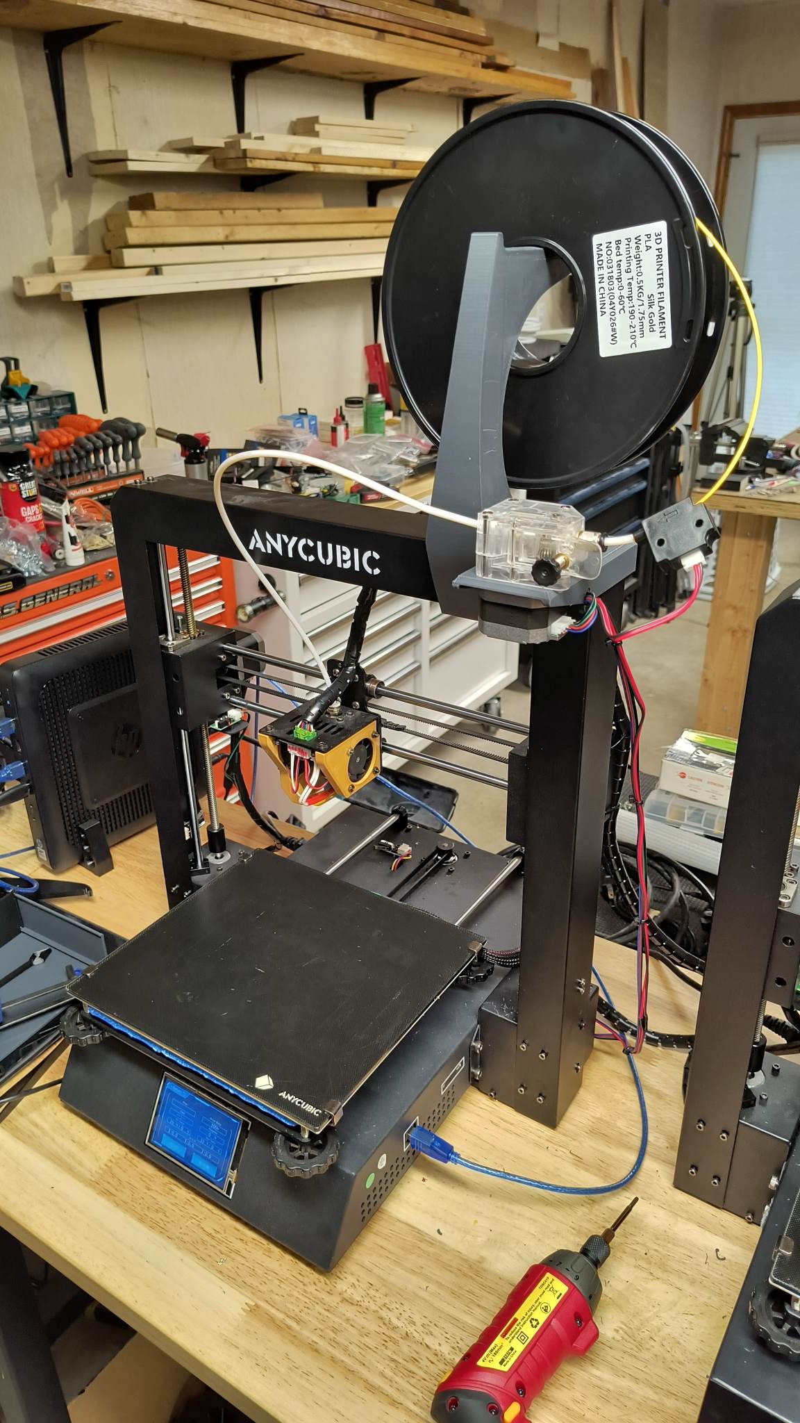 Anycubic Mega Spool & Extruder Top Mount by AlmightyFireFly | Download ...