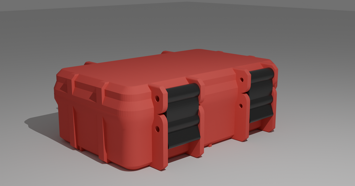 rugged box (sectioned) by Reuben541 | Download free STL model ...