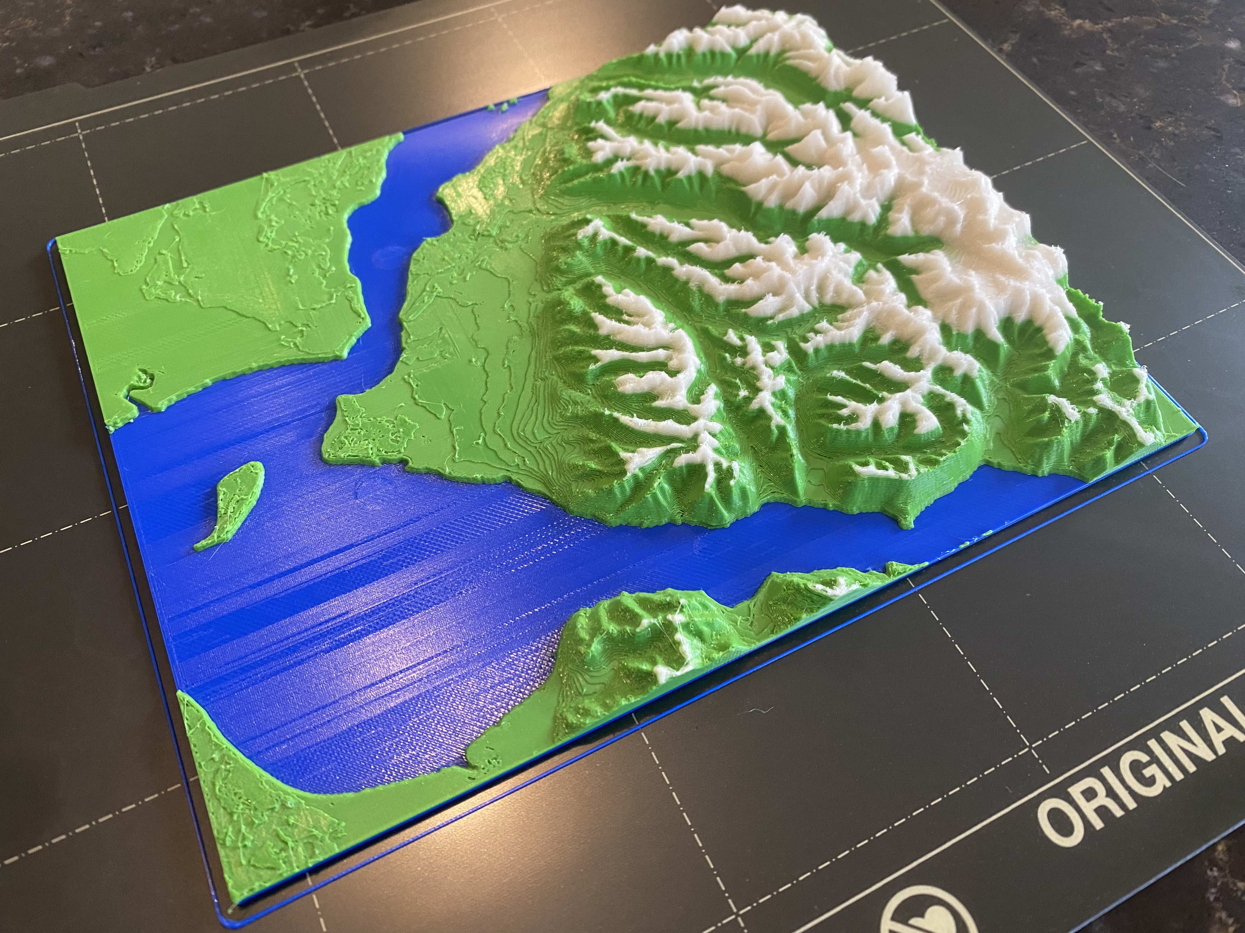 Topo Map Example by rojoPrint | Download free STL model | Printables.com Topo Map Example by rojoPrint | Download free STL model | Printables.com