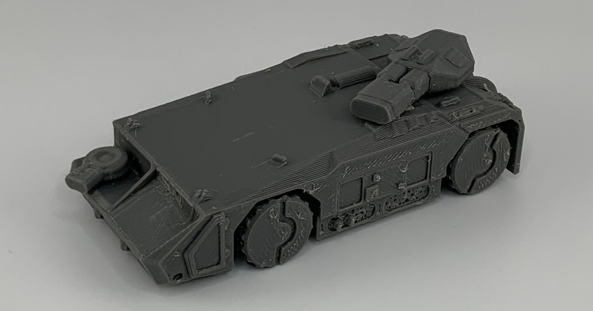 Print-in-Place Alien APC by LayerLux3D | Download free STL model ...