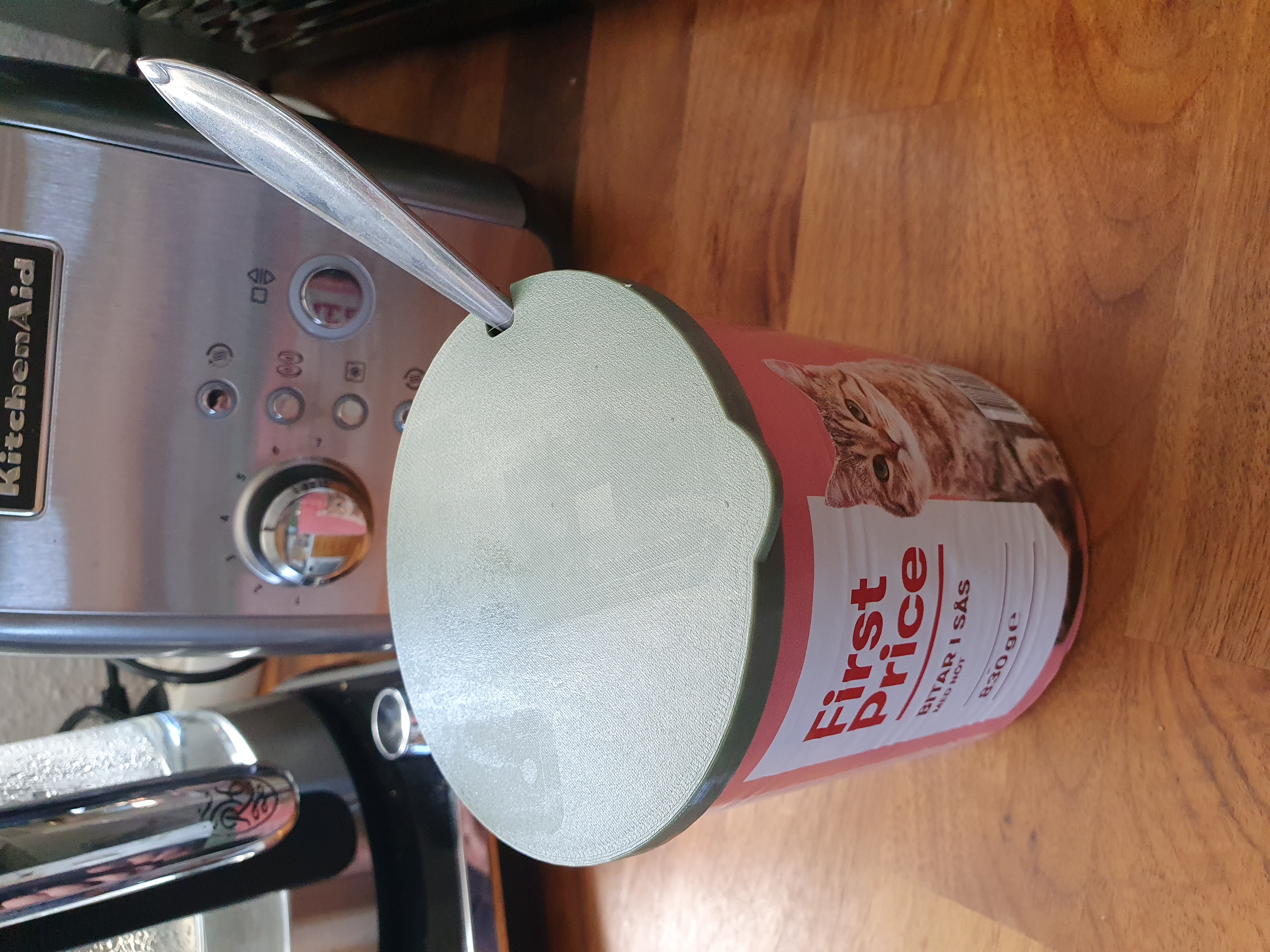 Cat food lid large by Kaffetobbe | Download free STL model | Printables.com