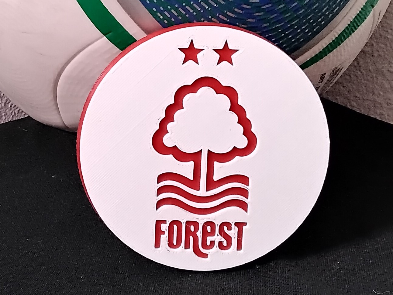Nottingham Forest FC coaster or plaque by DaddyWazzy_TheCreator ...
