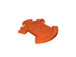 Southampton FC coaster or plaque by DaddyWazzy_TheCreator | Download ...