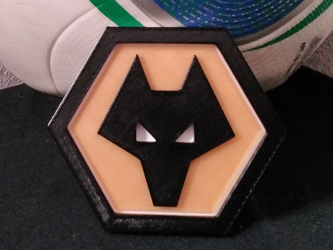 Wolverhampton Wanderers FC "Wolves" Coaster or plaque by DaddyWazzy ...