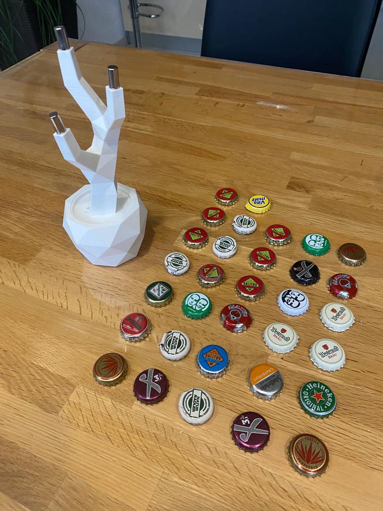 Magnetic bottle cap tree! by Goas Printing | Download free STL model ... Magnetic bottle cap tree! by Goas Printing | Download free STL model ...