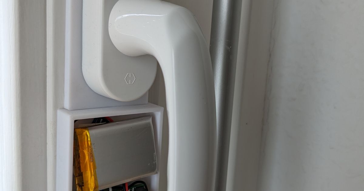 window state sensor (open/closed) with MQTT by hggh | Download free STL ...