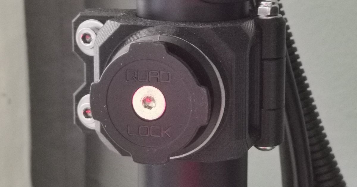 QUAD LOCK 35MM MONITOR STAND MOUNT (STEP FILE INCL.) by PurchenZuPoden ...