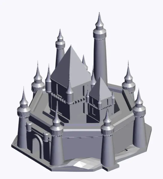 Disney Castle - Low Poly by jex7 | Download free STL model | Printables.com