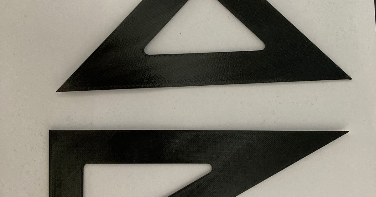 Set square 16cm by Siimoon | Download free STL model | Printables.com