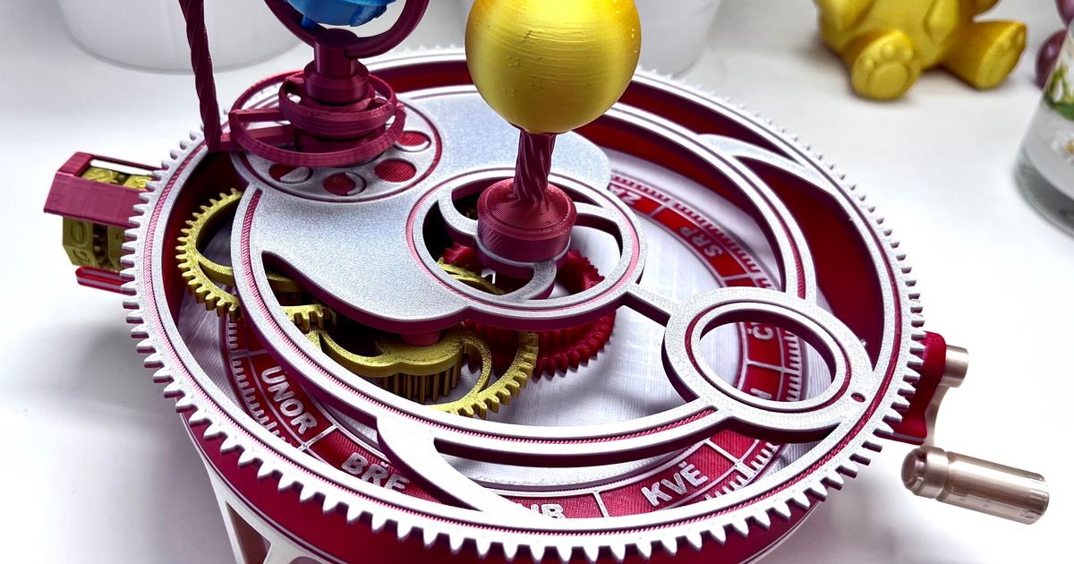 Mechanical Orrery - Czech base part by 3D servis | Download free STL ...