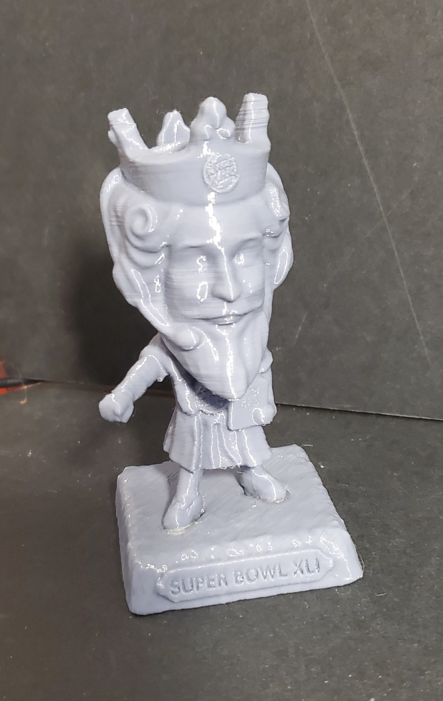 “The King” figurine (3D scan of Burger King (2007) promotional ...