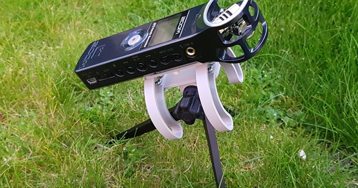 Shock mount for pocket audio recorder by HD_Creator | Download free STL ...