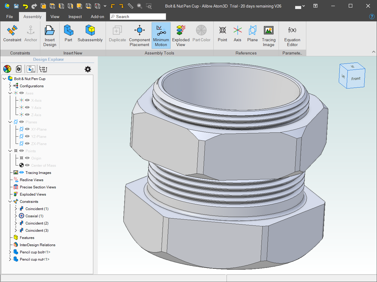 Bolt and Nut Pencil cup by Scotty 2 hotty | Download free STL model ...