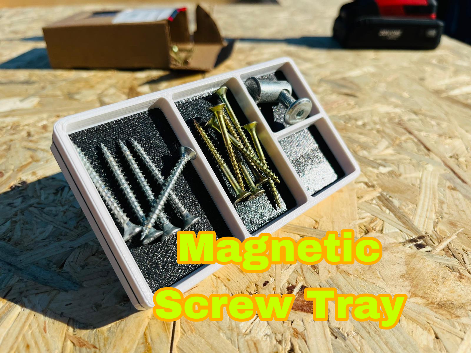 Magnetic Screw Trays by SlajM | Download free STL model | Printables.com