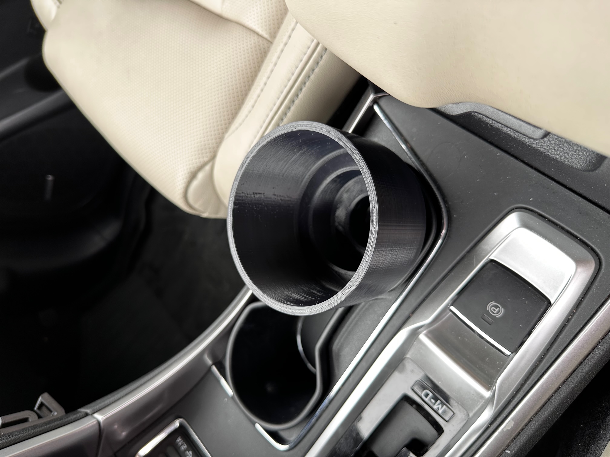 Car Cup Holder Adapter for Large Bottles by mattj1230 | Download free ...