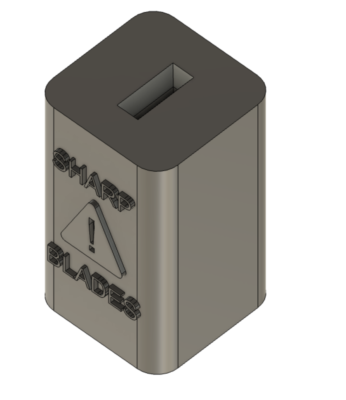 Skadis blade disposal box by Qfrcy | Download free STL model ...