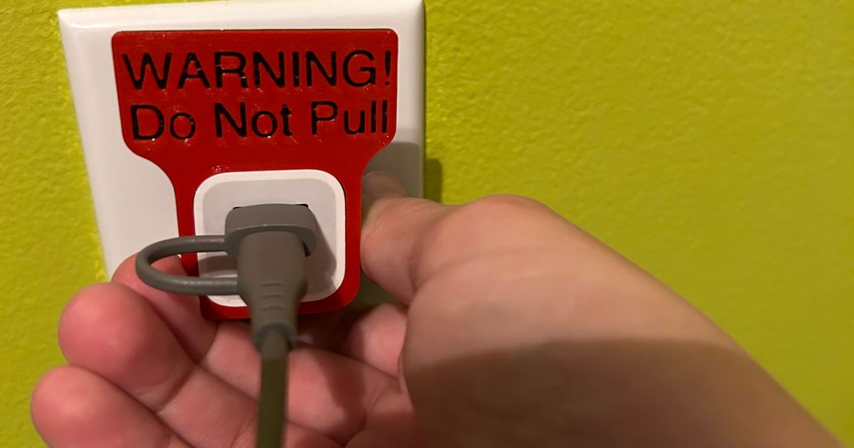 Apple USB Warning Sign by Reid12 | Download free STL model | Printables.com