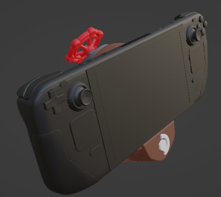 Steam Deck Holder (Mr. Valve) [TV-IMPORT] by palte | Download free STL ...