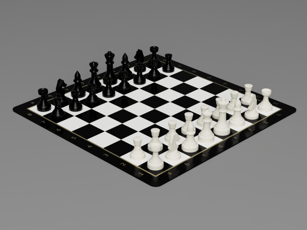 Romanian Bundesform Chess Set by Jeff Burton | Download free STL model ...