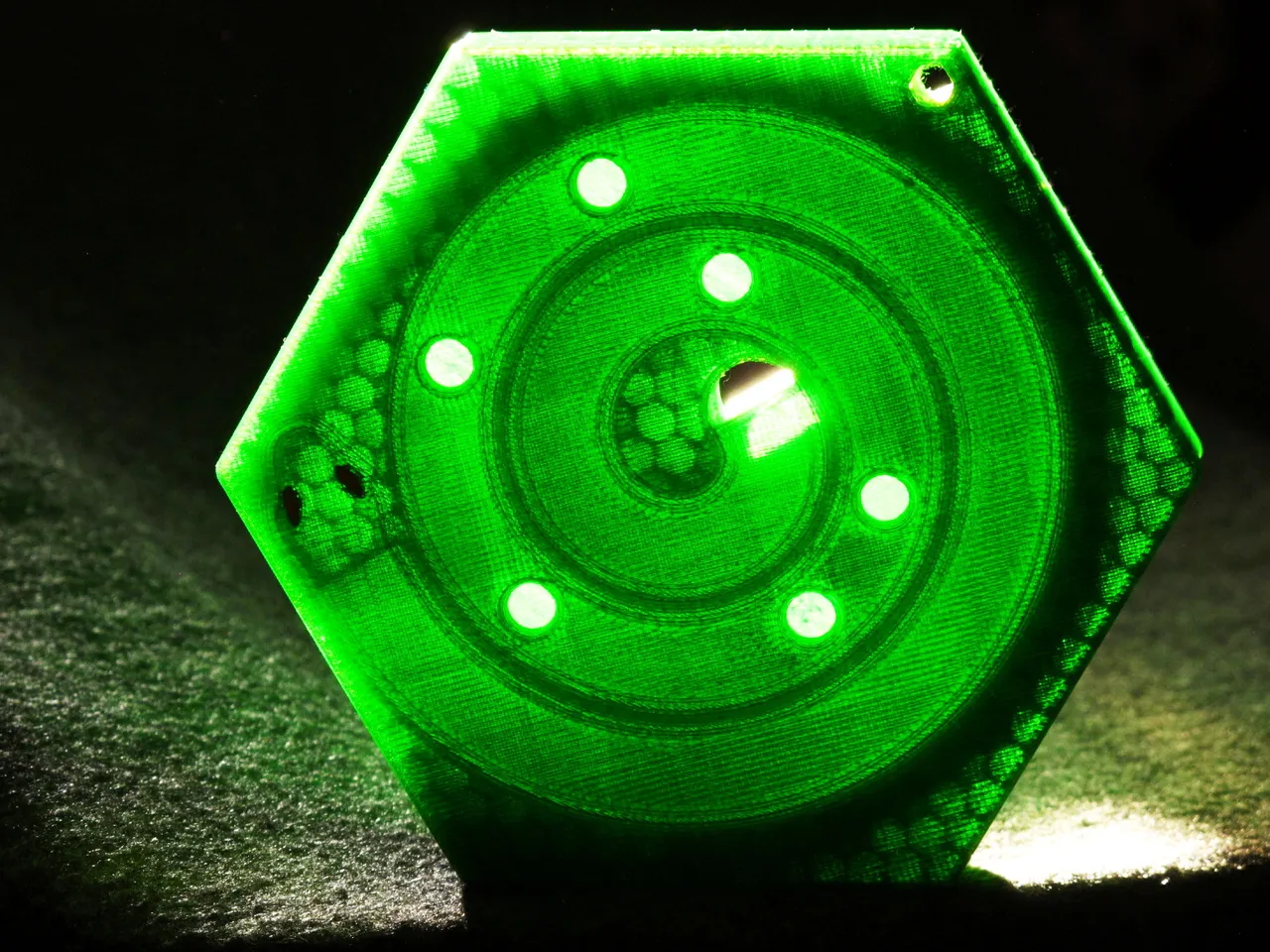 Low tone pocket snake flute rolled into the hexagonal shape by Maclab ...