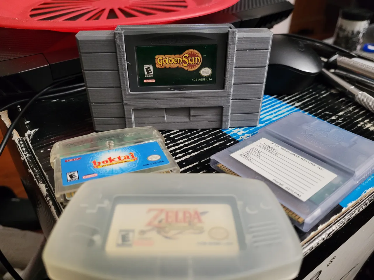 GBA SNES Cartridge Holder by evillvi77 | Download free STL model ...