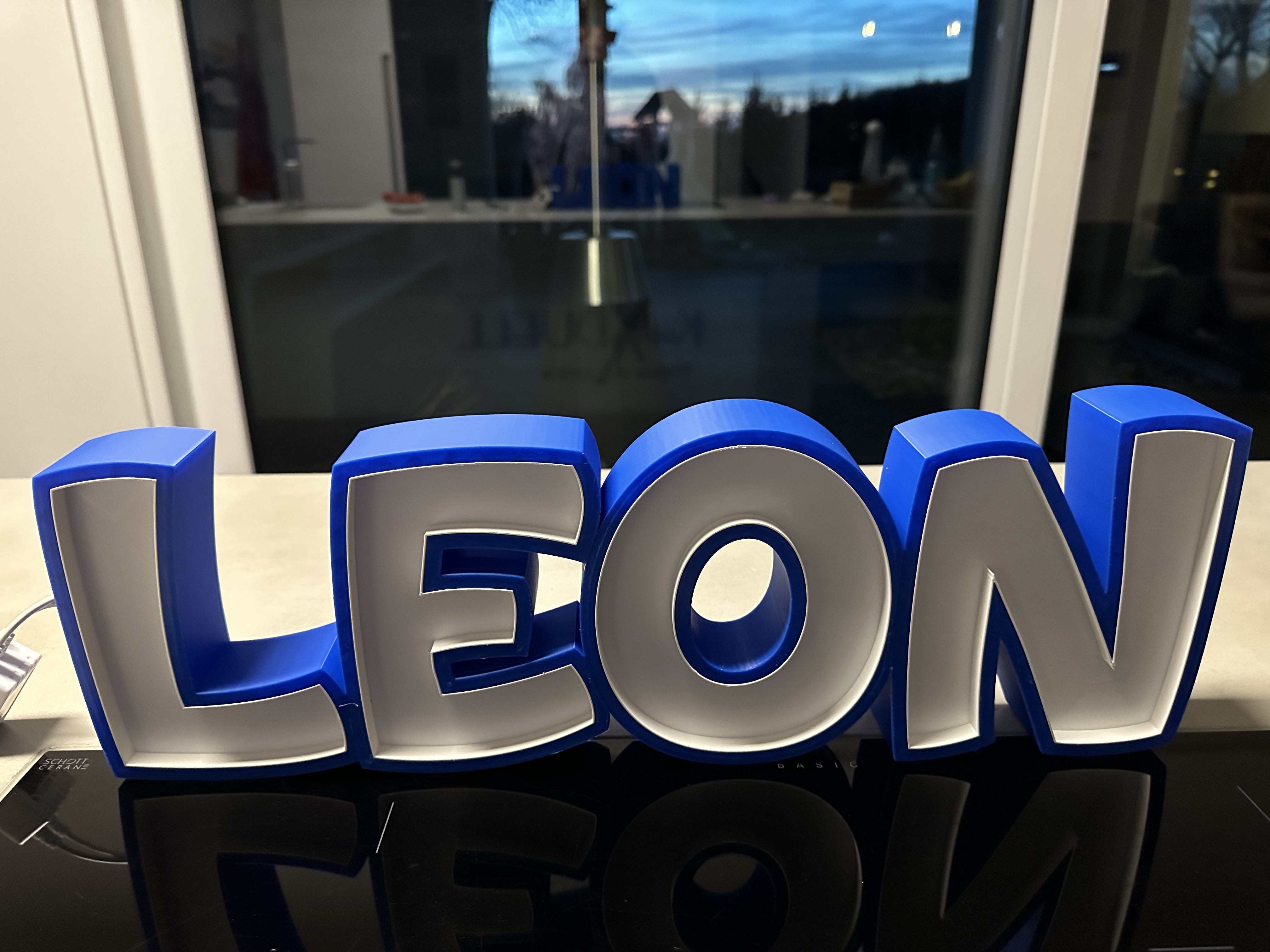 LEON LED- Namenslampe by T-D3SIGN | Download free STL model ...