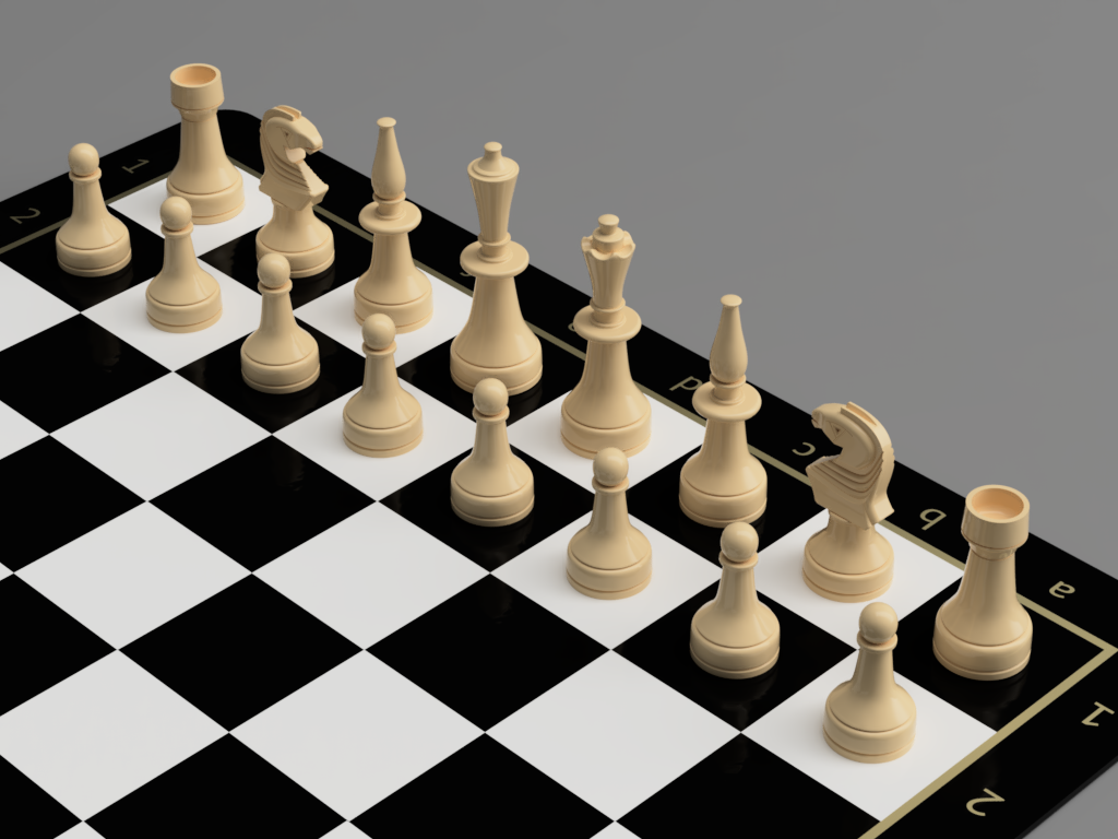 Budapest/Hungarian Chess Set by Jeff Burton | Download free STL model ...