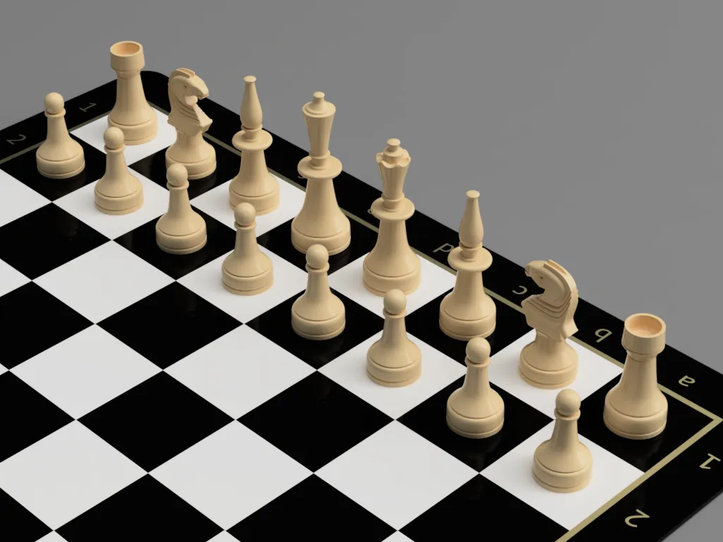 Budapest/Hungarian Chess Set by Jeff Burton | Download free STL model ...