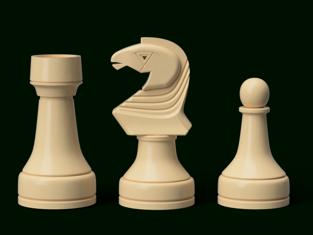 Budapest/Hungarian Chess Set by Jeff Burton | Download free STL model ...