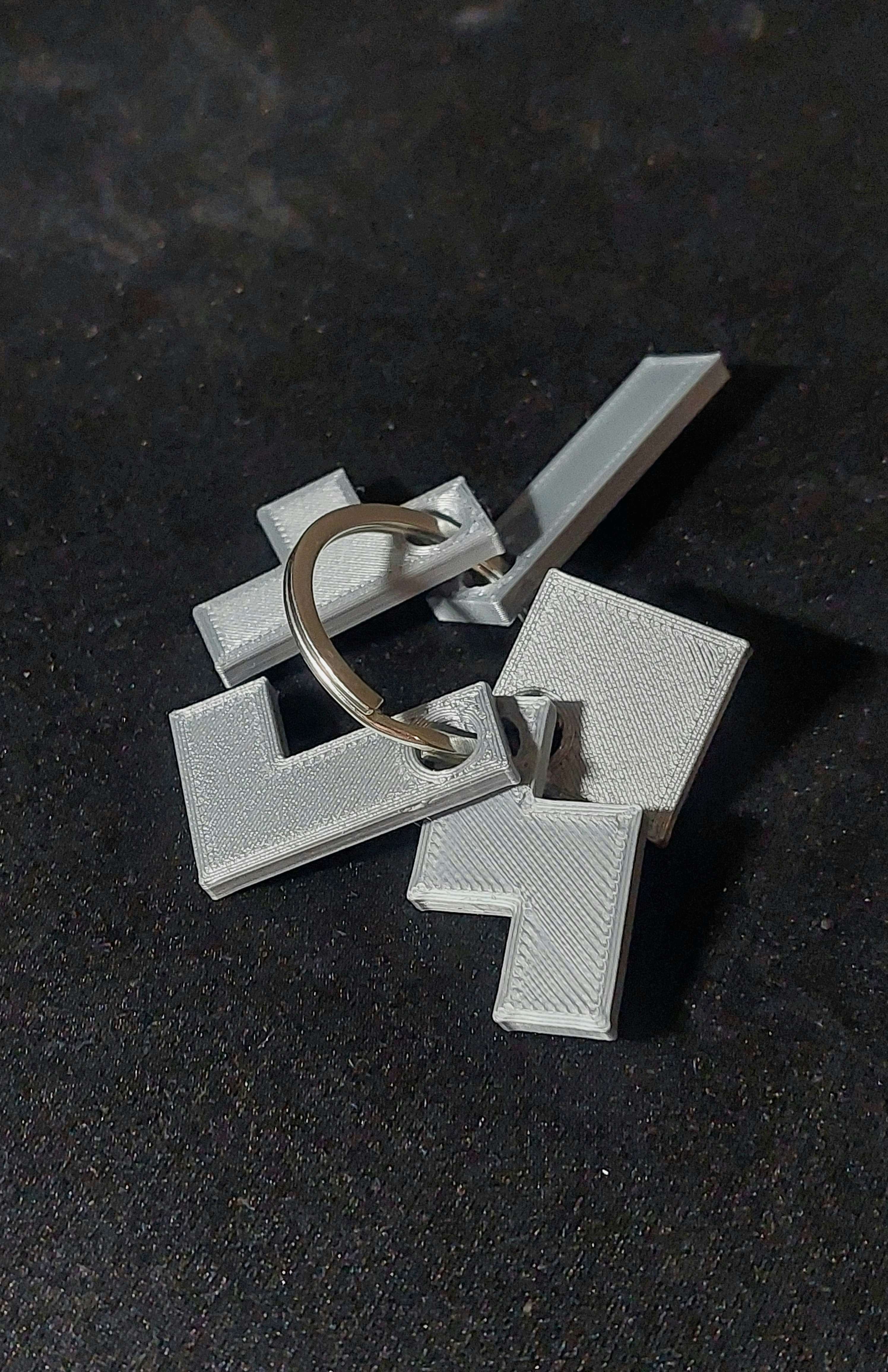 Tetris keychain by Ondra | Download free STL model | Printables.com