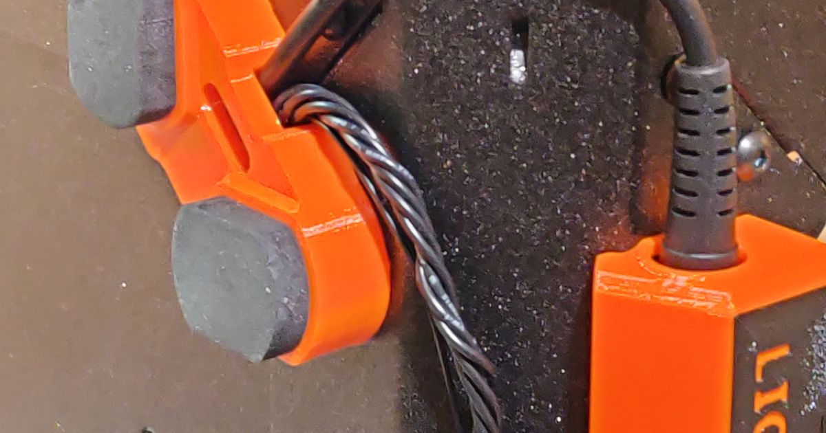 Foot Bracket with Larger Hole for Routing More Cables by Walter Layher ...