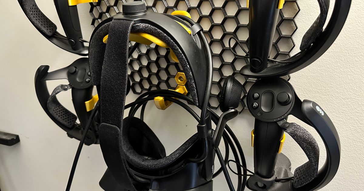 Honeycomb Storage Wall Valve Index Headset Mount by SamuraiLink3 ...