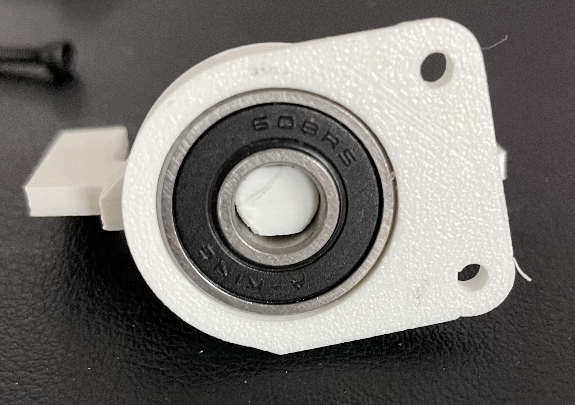 SV06 Filament sensor mount with 608 2RS bearing by Dr. Slithers 3D ...