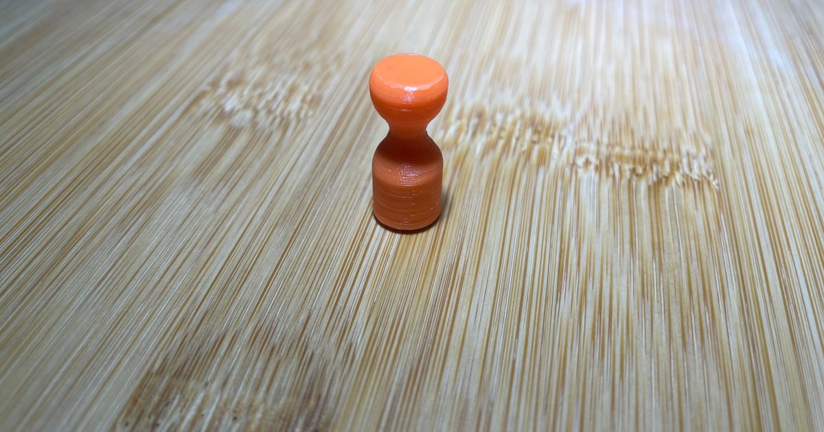 Magnetic Push Pin - Knob by BotanicalWorm99 | Download free STL model ...