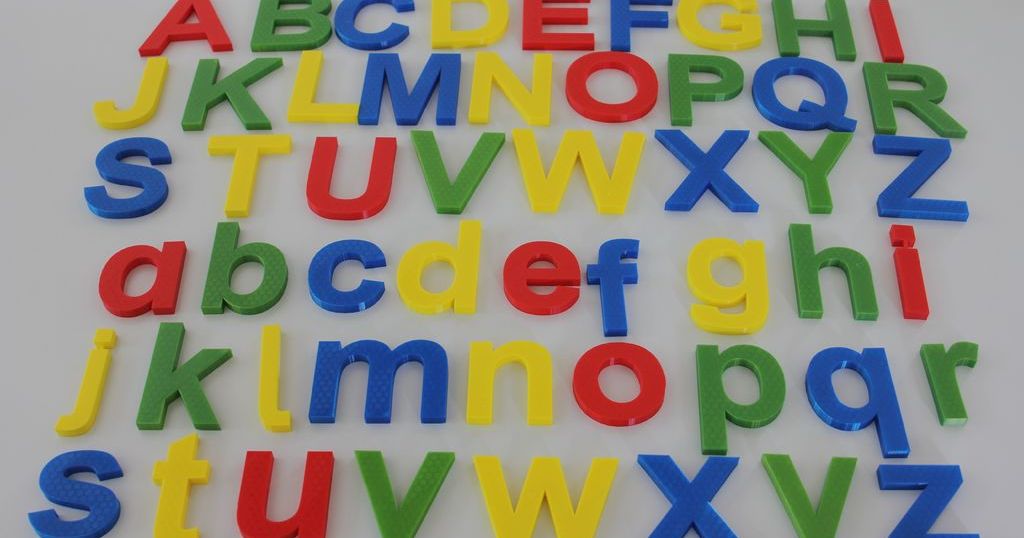 the alphabet by FrogKingC7 | Download free STL model | Printables.com