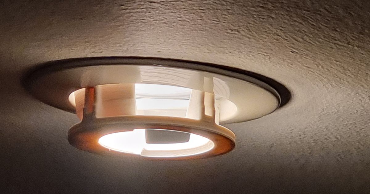 Spot LED semi-deflector by BM | Download free STL model | Printables.com