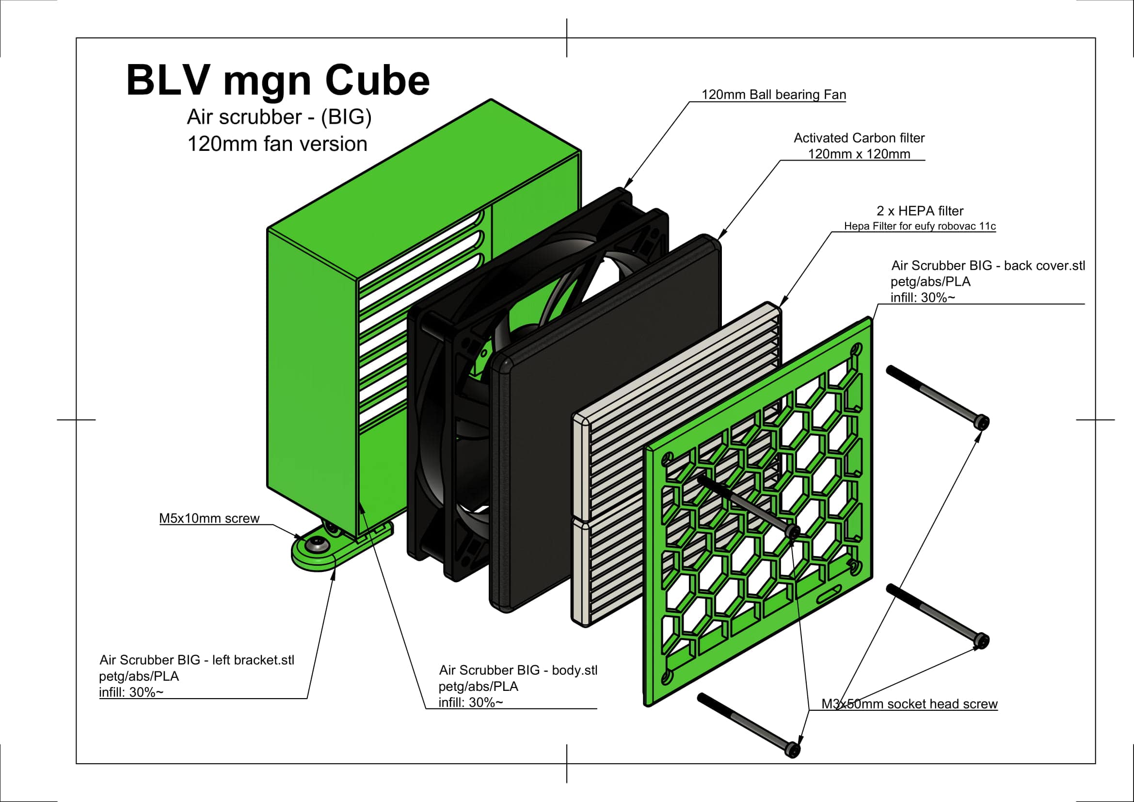 BLV mgn Cube 3d printer by Ben Levi by Ben Levi - BLV | Download free STL model | Printables.com