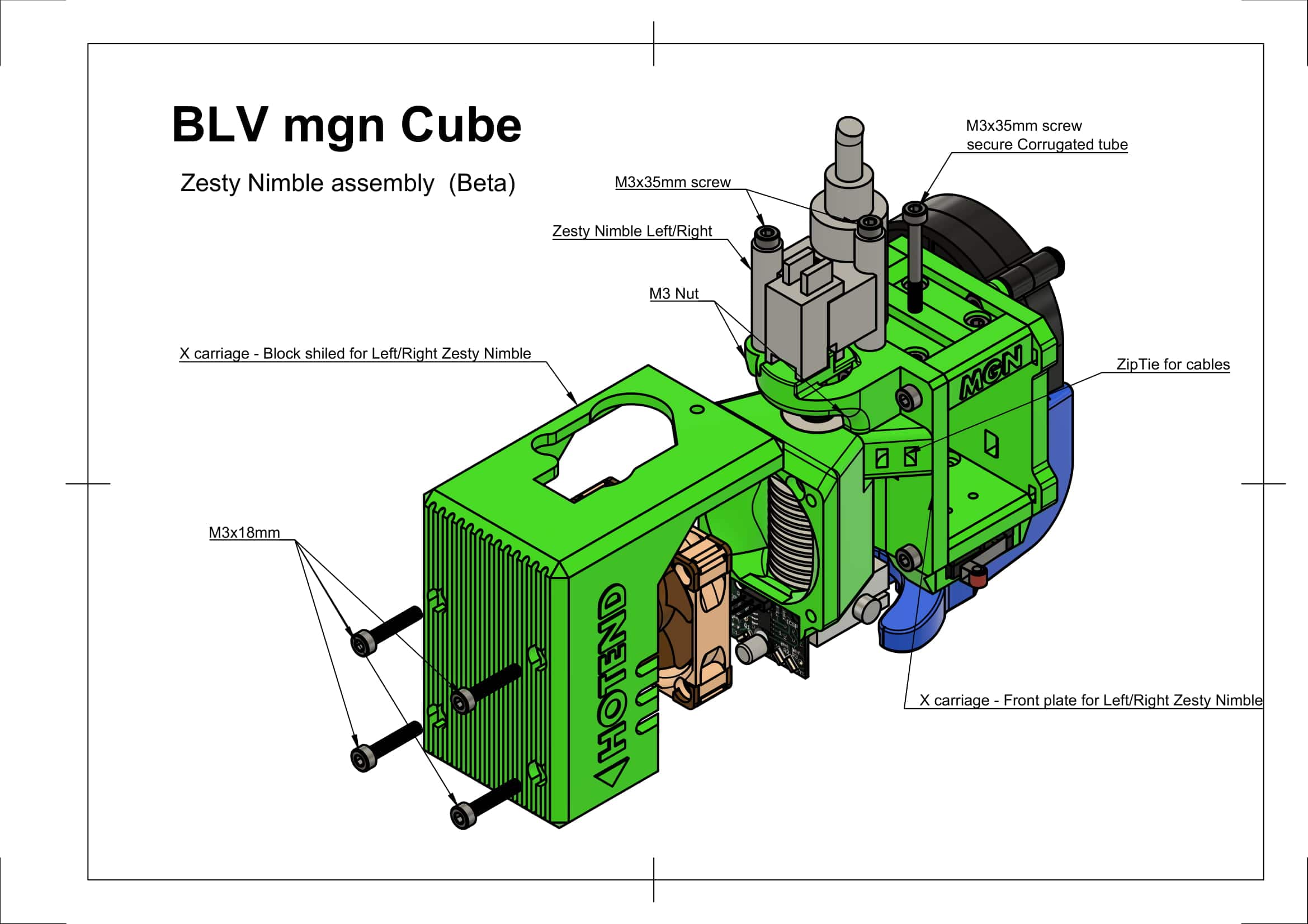 BLV mgn Cube 3d printer by Ben Levi by Ben Levi - BLV | Download free STL model | Printables.com