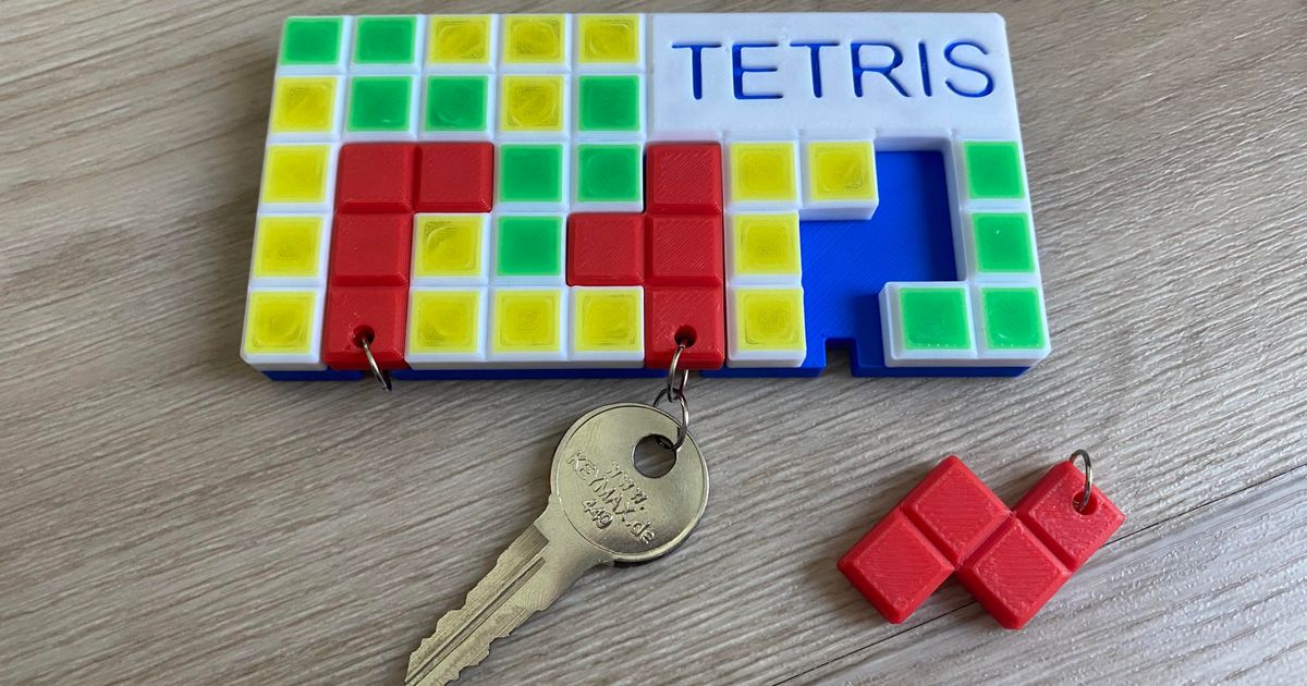 Tetris key board by Sporesee | Download free STL model | Printables.com