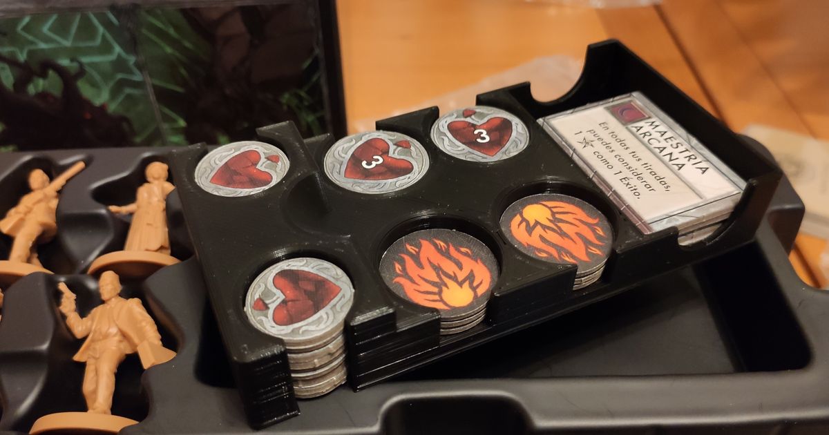 Bandeja superior de tokens de Cthulhu death may die by zyklone 666 ...