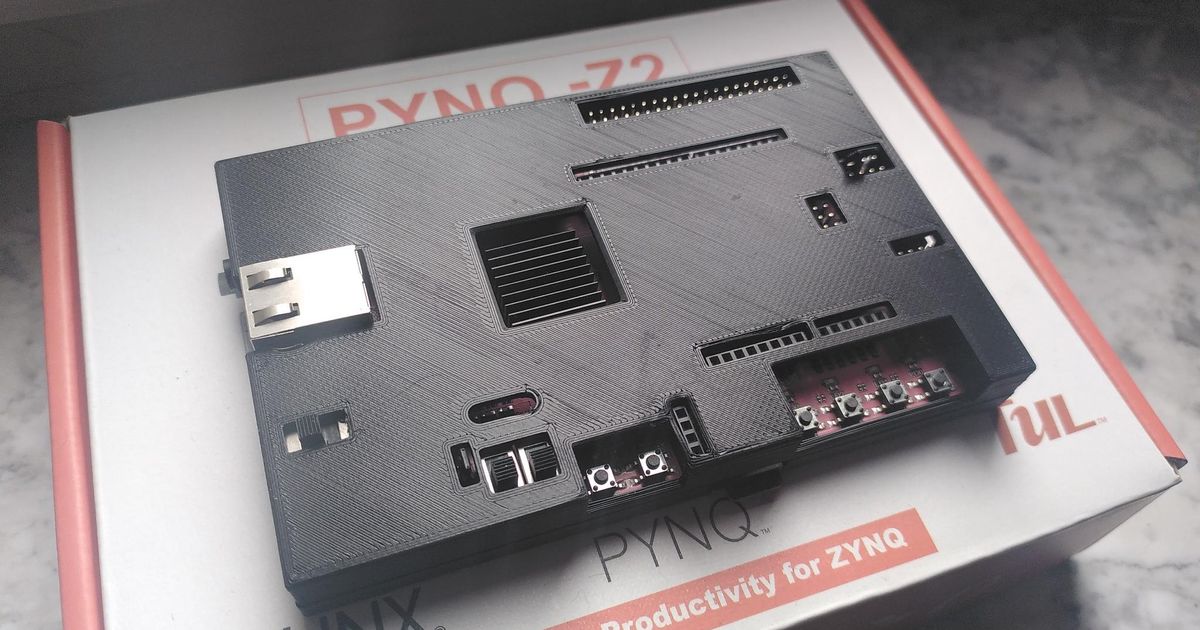 TUL PYNQ Z2 CASE - XILINX ZYNQ FPGA von ratzupaltuff | Kostenloses STL-Modell herunterladen ...