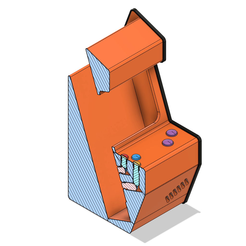 Functional Game Boy Arcade Cabinet von quentibles | Kostenloses STL ...