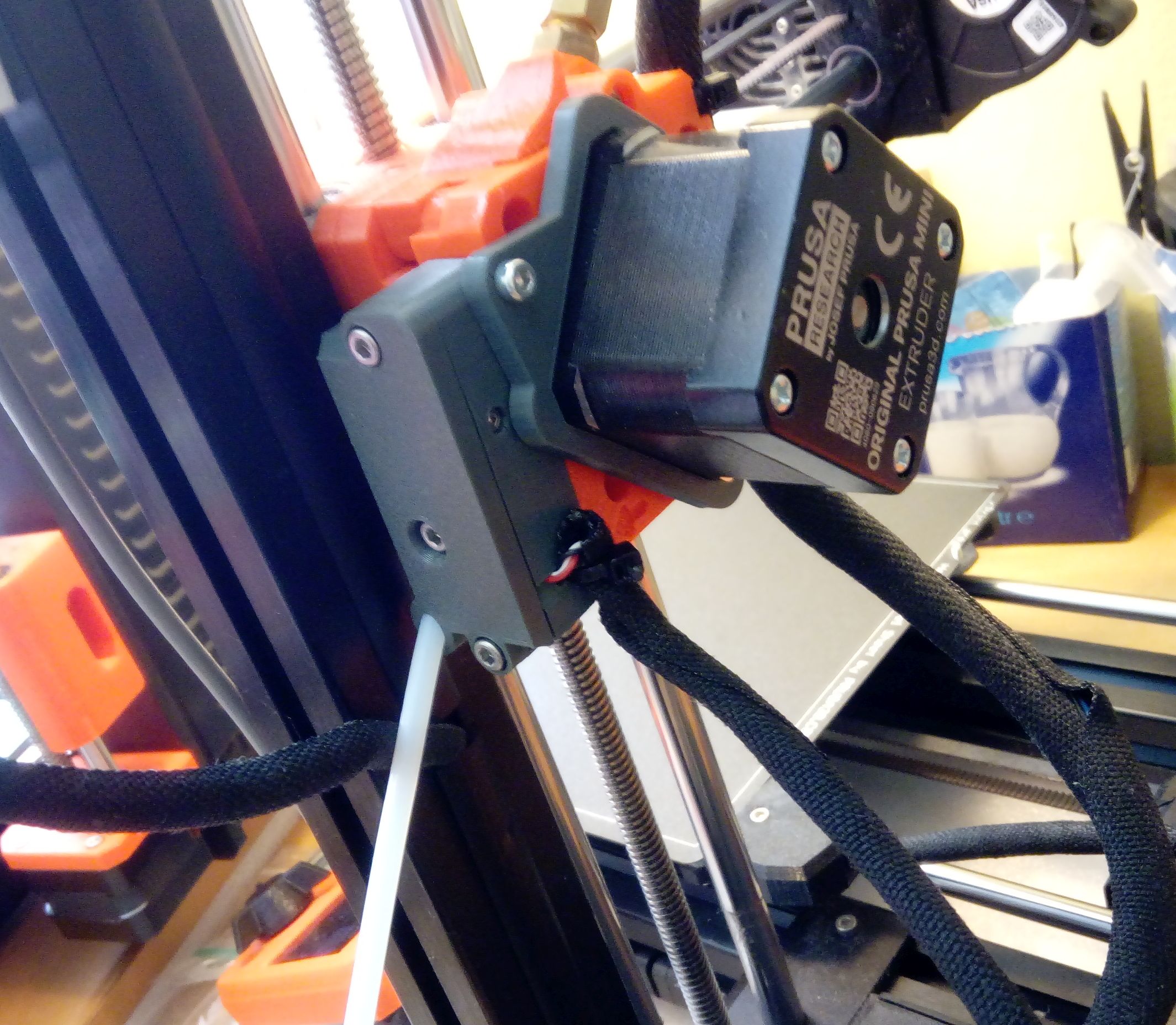 Prusa MINI clip-on filament sensor by rrro | Download free STL model | Printables.com