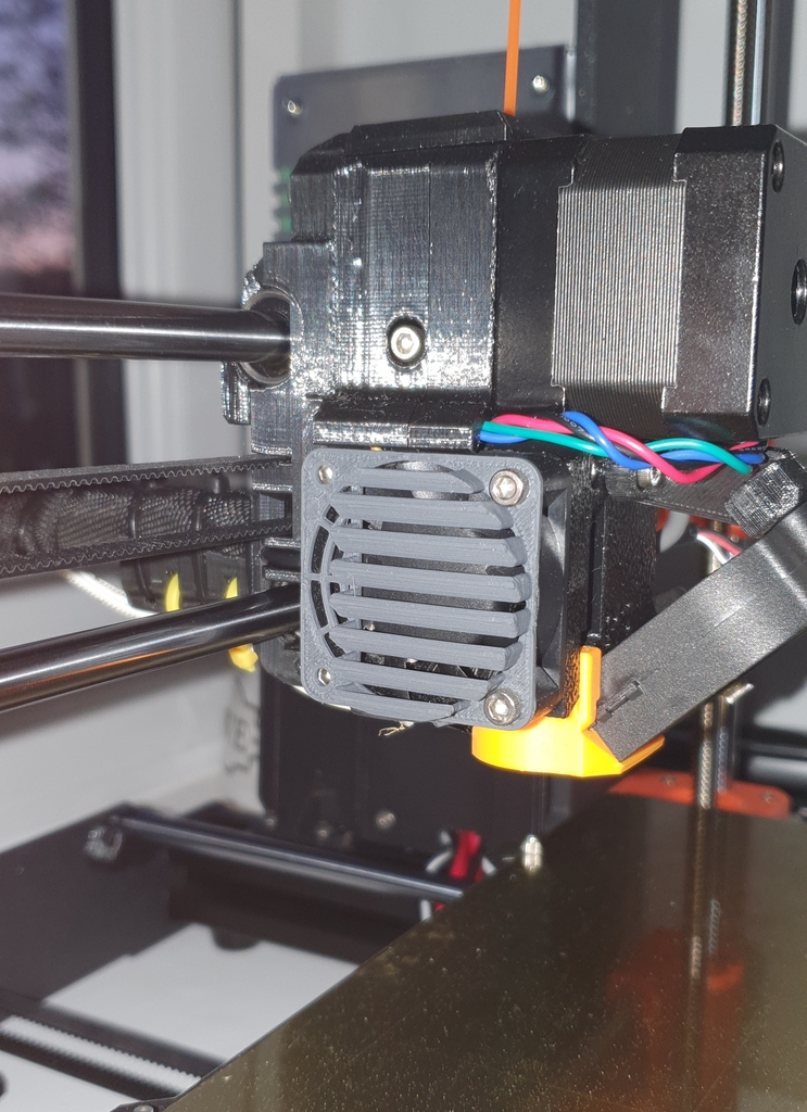 Prusa i3 Mk3s Cooling Fan Cover (Thin and Protective) by Alfie Lockrey ...