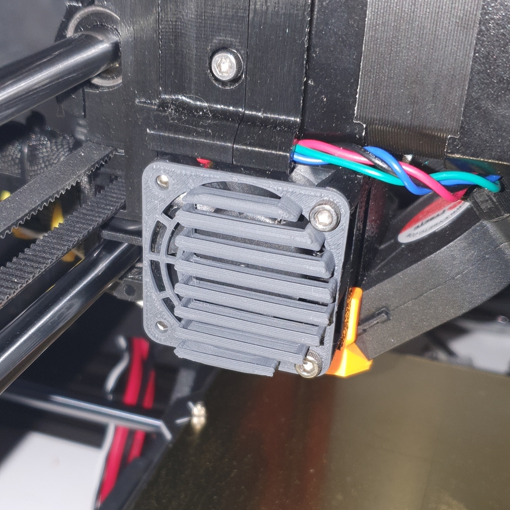 Prusa i3 Mk3s Cooling Fan Cover (Thin and Protective) by Alfie Lockrey ...