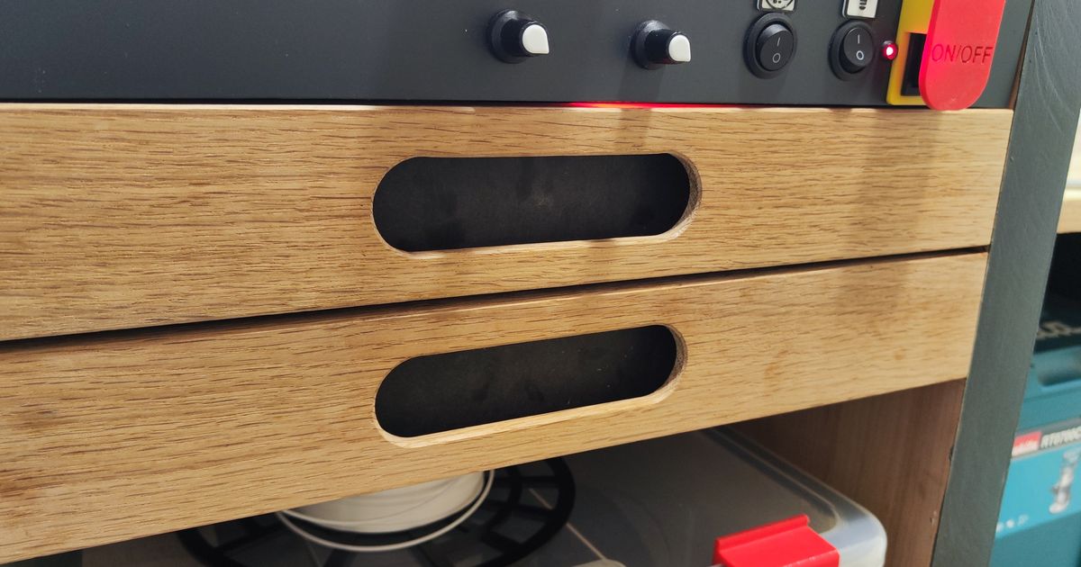 Drawer Handle Router Template by TD3D | Download free STL model ... Drawer Handle Router Template by TD3D | Download free STL model ...