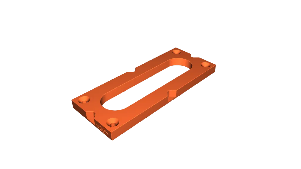 Drawer Handle Router Template by TD3D | Download free STL model ...