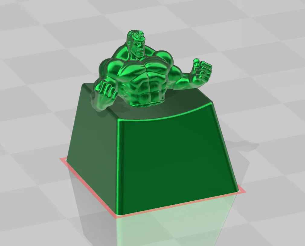 Hulk Keycap _ Marvel Keycap by MeinDing | Download free STL model ...
